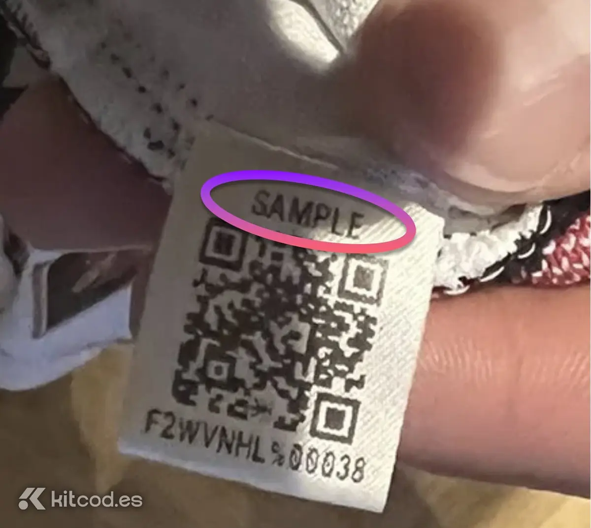 adidas label code