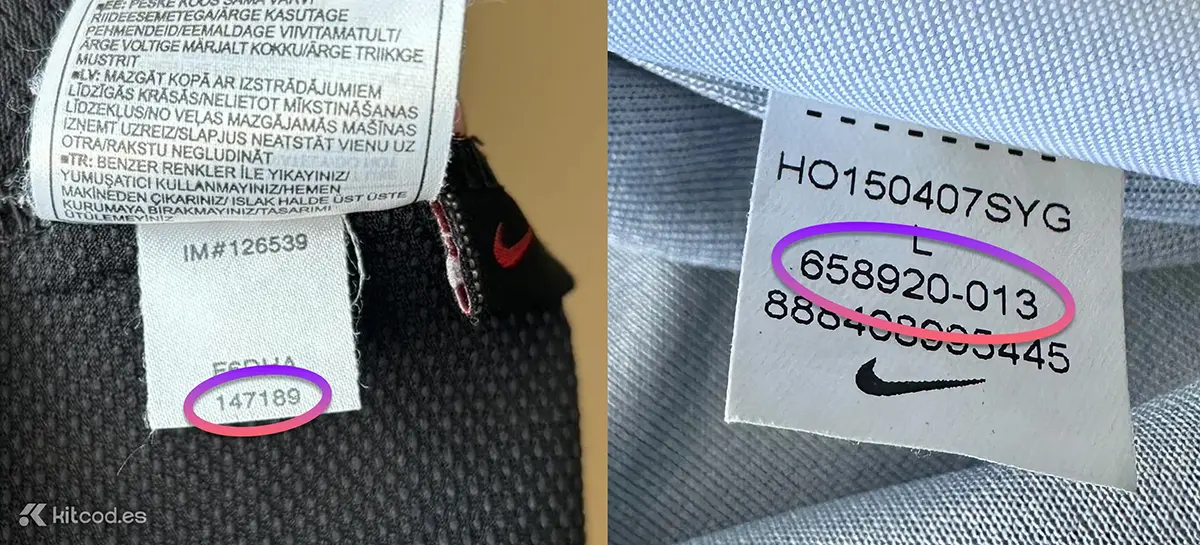 nike equipment hs code